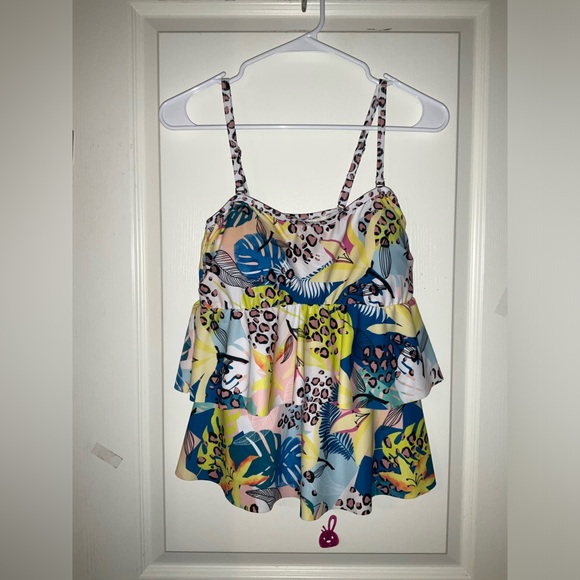 VENUS | Swim | Venus Jungle And Cheetah Print Tankini Swim Suit Top ...